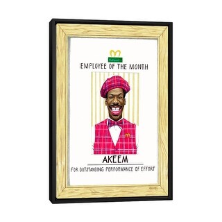 iCanvas "Akeem, Employee Of The Month" by Manasseh Johnson Framed Canvas Print - Bed Bath ...